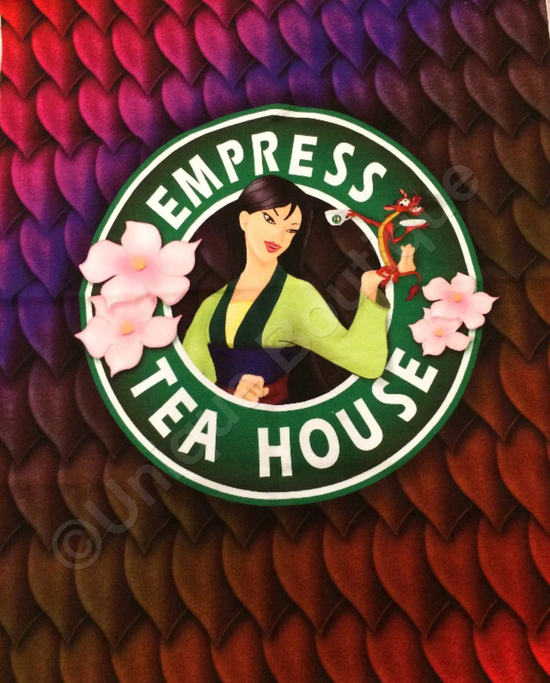 Starbucks Mulan Empress Tea House Panel Limited Edition Custom - Etsy