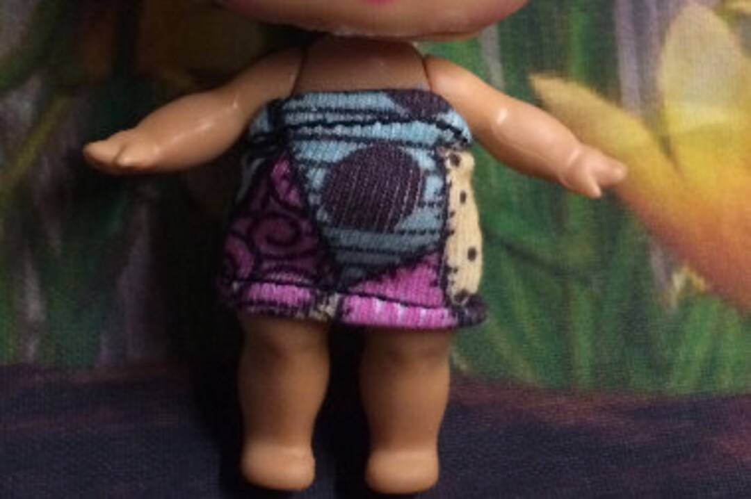 Nightmare Before Christmas Sally Custom Handmade Tiny Fabric Doll Dress ...