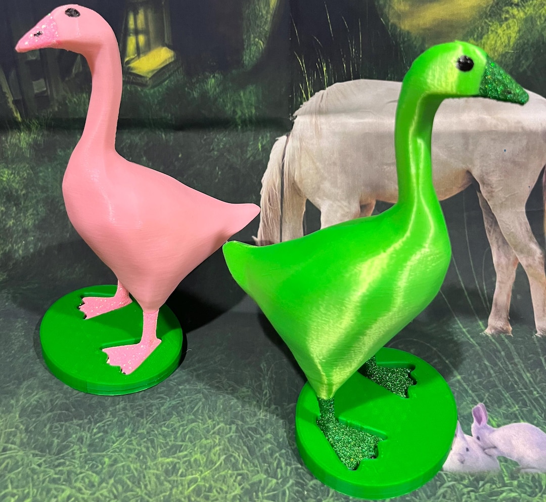 7” Porch Goose Mini Desk Collectible Statue Dressable Figure Figurine ...