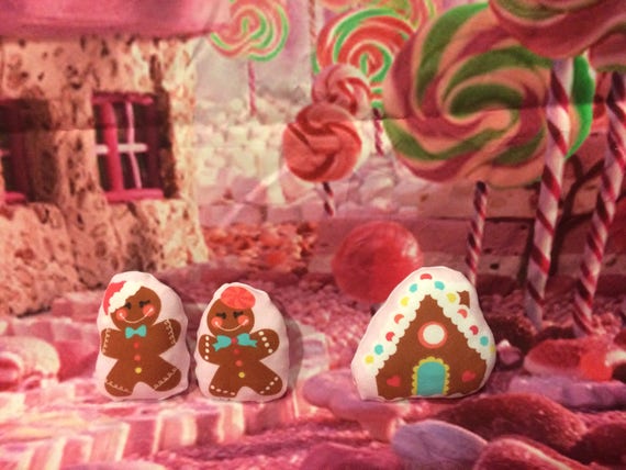 Japanese Kawaii Gingerbread Gingy Men Women House People Play | Etsy