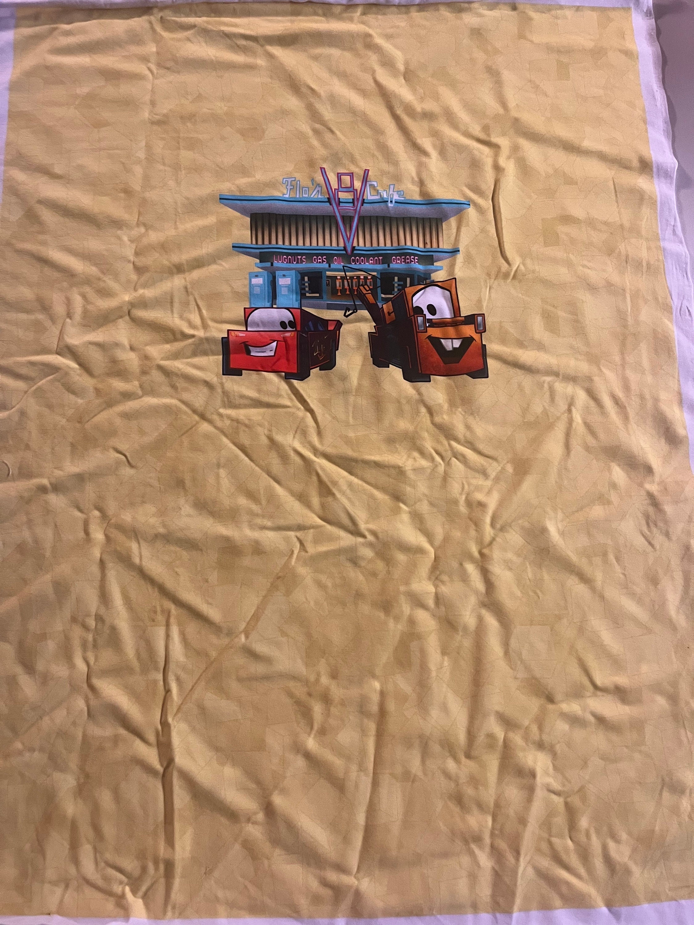 Flo’s V8 Cafe Lightning Mcqueen Mater the Tow Truck Cars Panel Limited ...