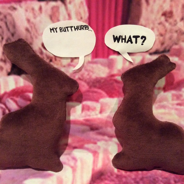 Plush Bunny Butt Etsy