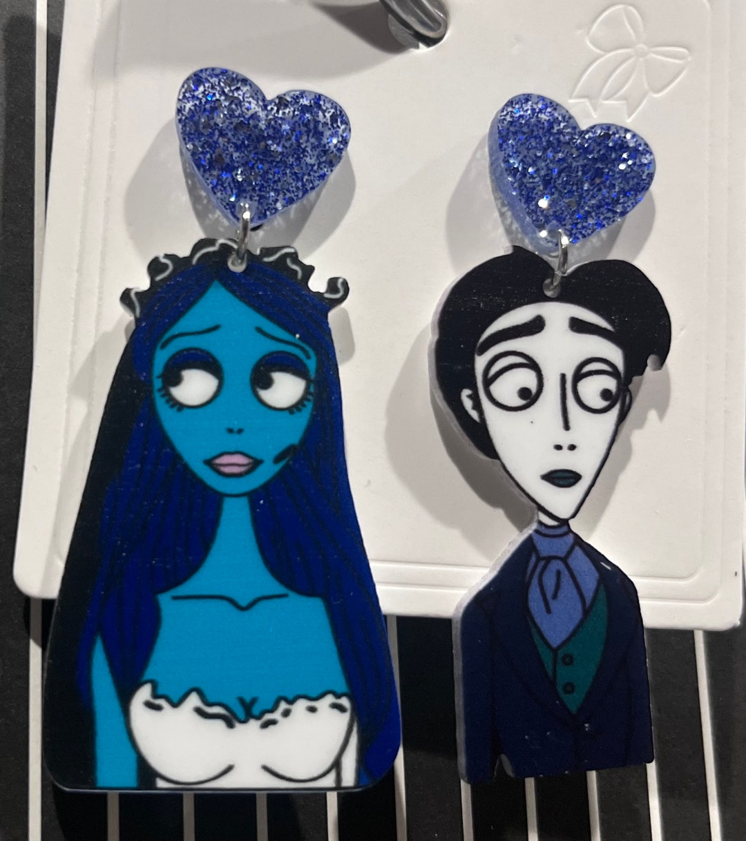 Halloween Corpse Bride Victor Movie Fan Colorful Holiday Season Glitter ...