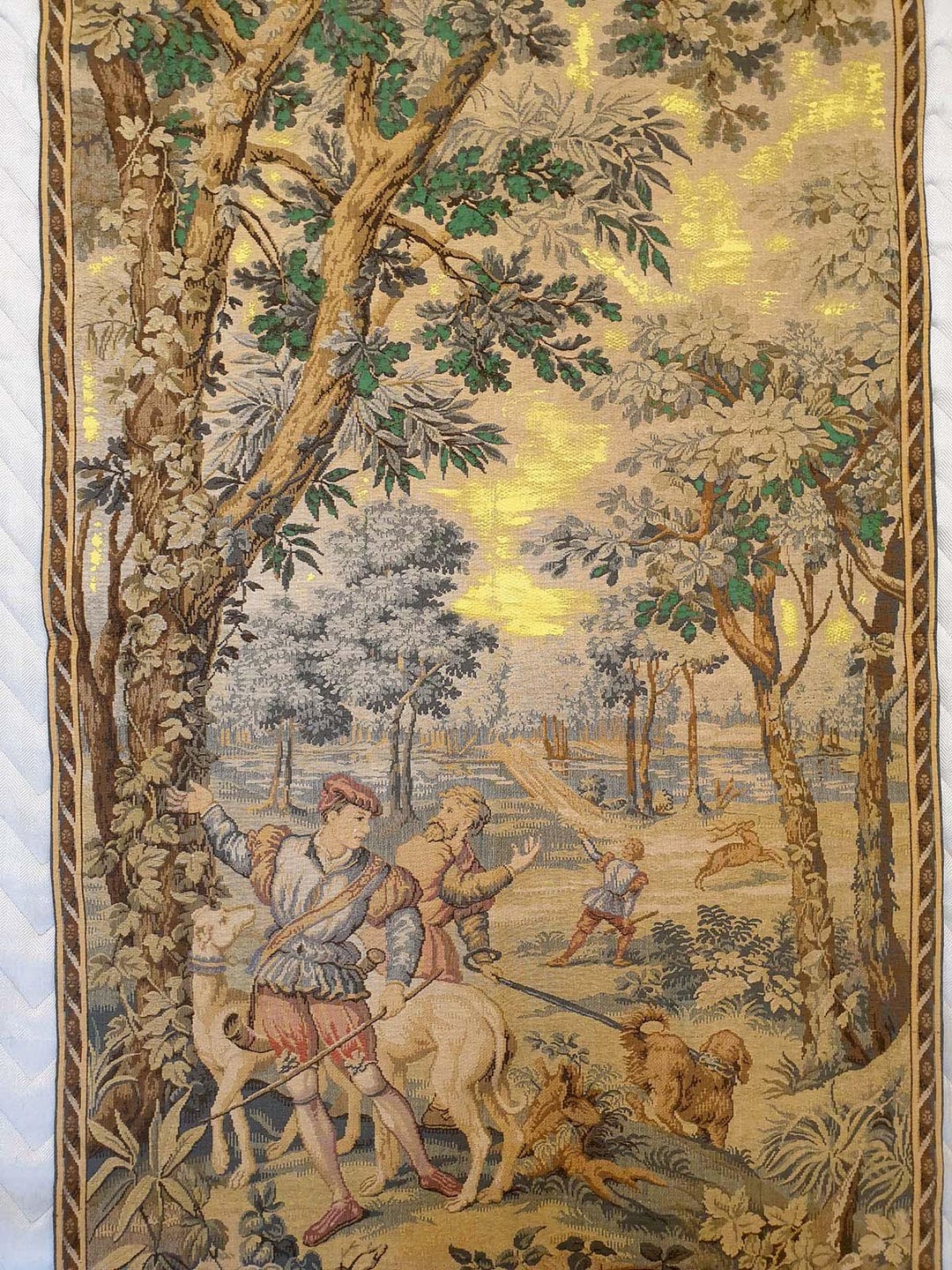 The Grand Tradition of the Hunt French Tapestry Original 60 X 36 Inches ...