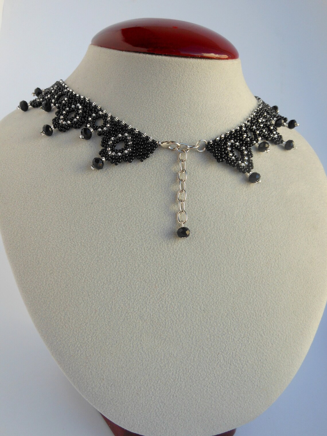Black Necklaces for Women Beaded Necklace Beaded Jewelry - Etsy Canada