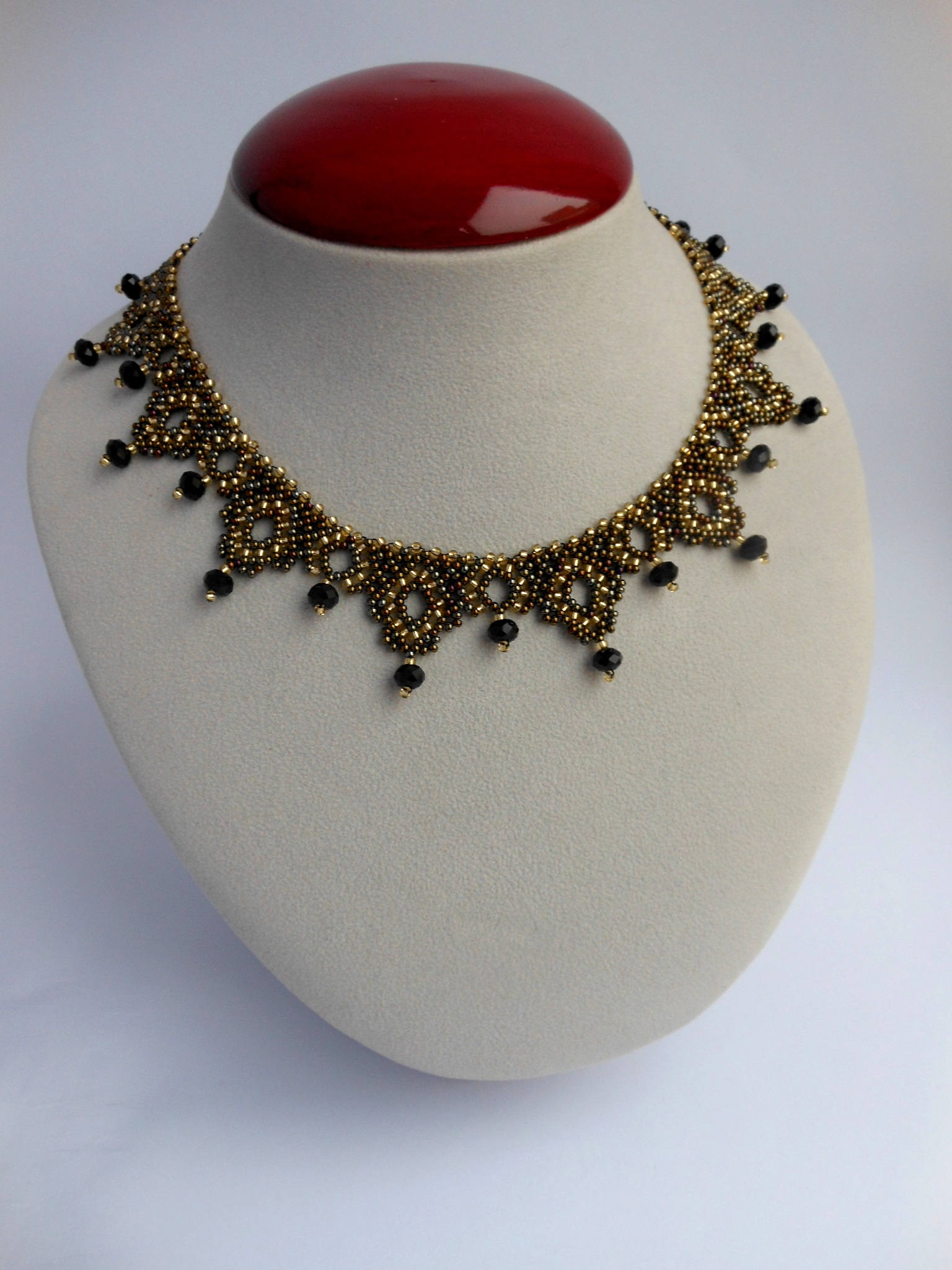Women's Gift Jewelry Set for Women Beaded Necklace and Earrings Beaded ...