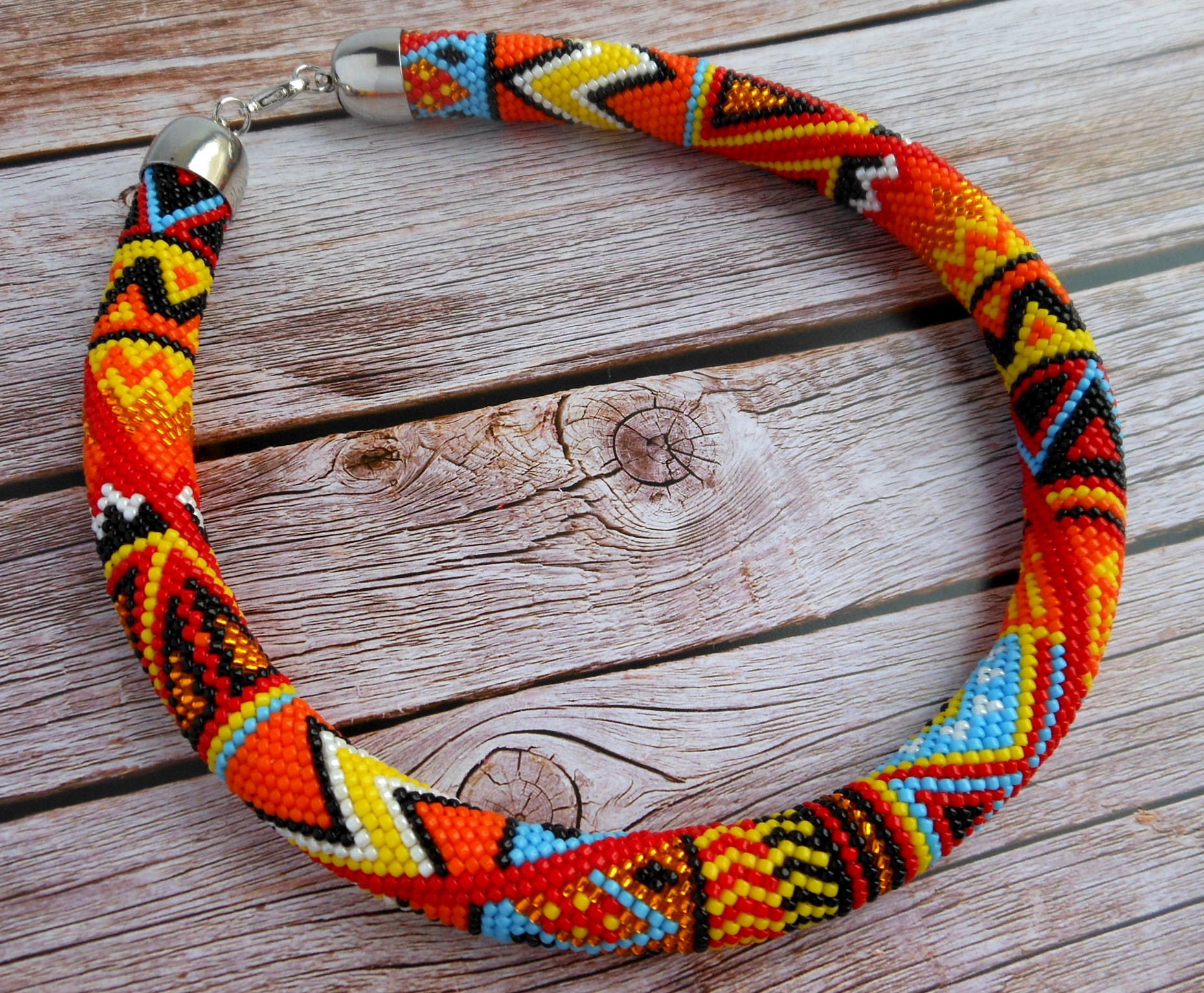 African Jewelry Ethnic African Beaded Necklace for Women Boho - Etsy