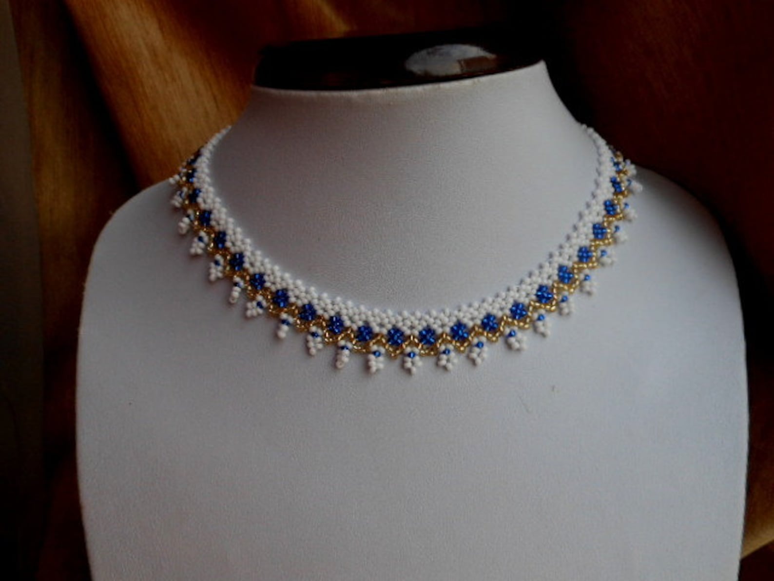 Small Beaded Necklace Short Necklace Everyday Necklace Black - Etsy