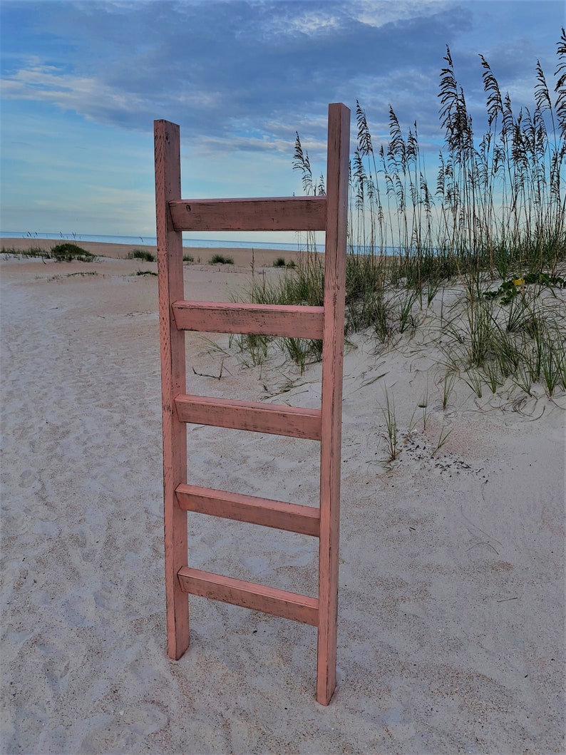 Blanket Ladder Coastal Decor Beach House Gift Rustic - Etsy