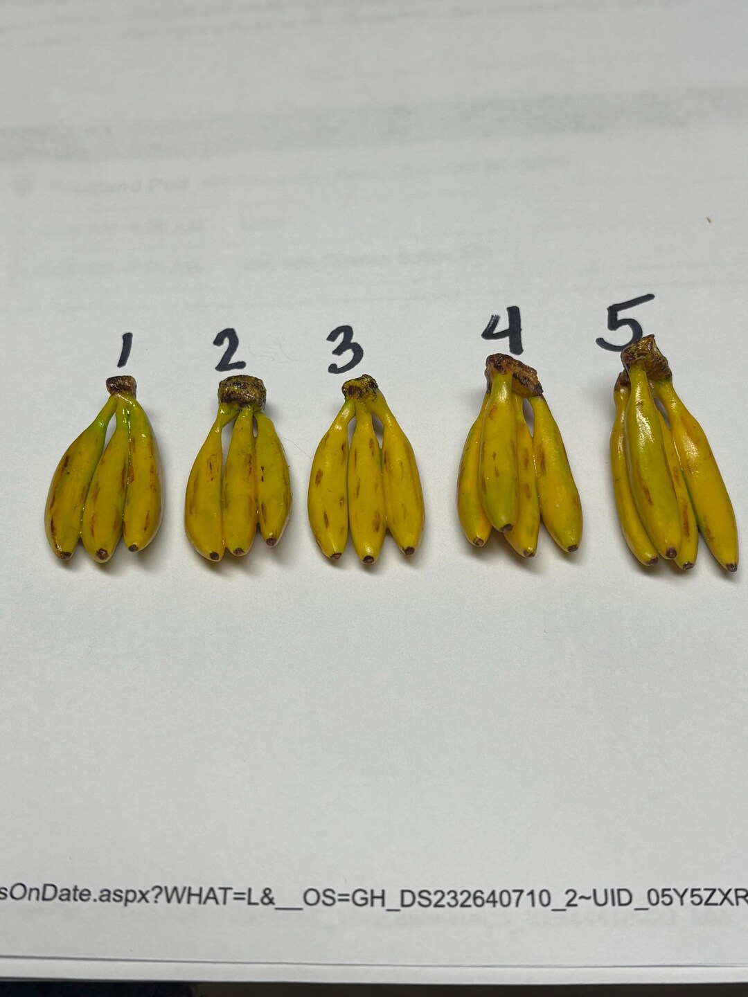 1:12 Miniature Bananas - Etsy