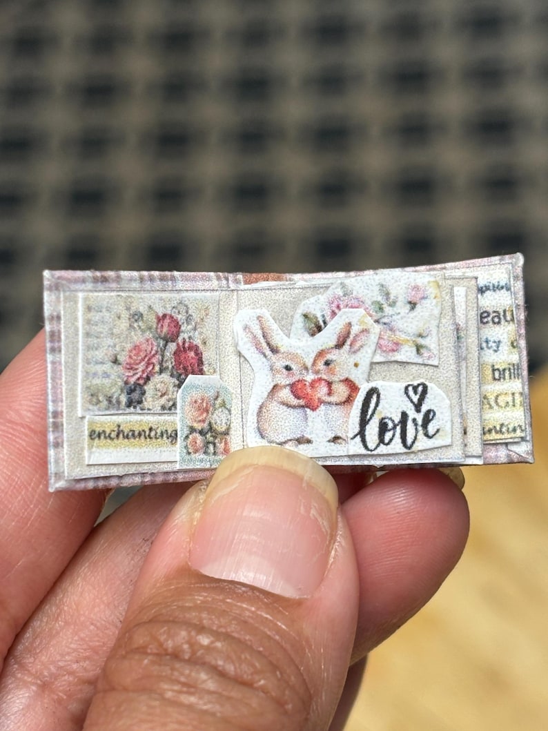 1:12 Miniature Scrap Book - Etsy