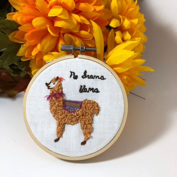 Llama in the Hoop - Etsy