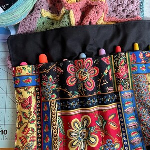 Crochet Hook Roll up Storage Case. Crochet Hook Organizer. - Etsy