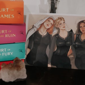 ACOTAR Valkyries A5 Postcard - Etsy