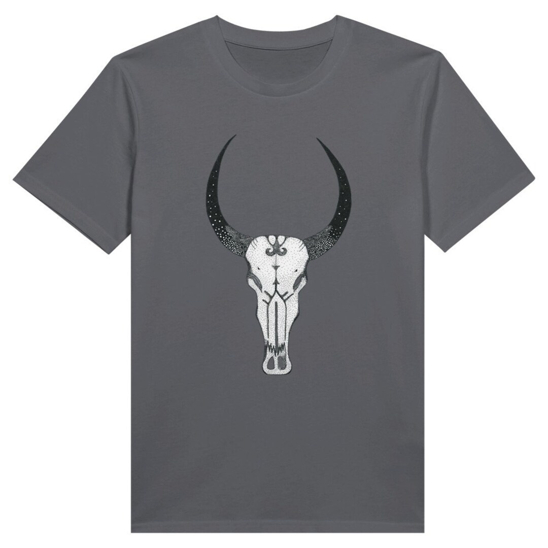Spirit Bull. Original Dot Art by @mihaelartist. Organic Unisex Crewneck ...