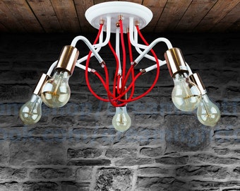Multi-light Ceiling Light Pendant Light Industrial Chandelier - Etsy