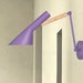 Purple Wall Sconce Light Vintage Adjustable Sconce Bedside Lighting ...