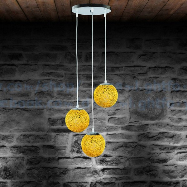 Kitchen Wicker Pendant Light - Etsy