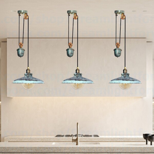 Pull Down Lamp - Etsy