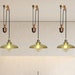 Brass Rise and Fall Pendant Light Pulley Pendant Light Counterweight ...