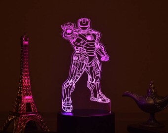 Iron man night light | Etsy