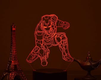 Iron man night light | Etsy