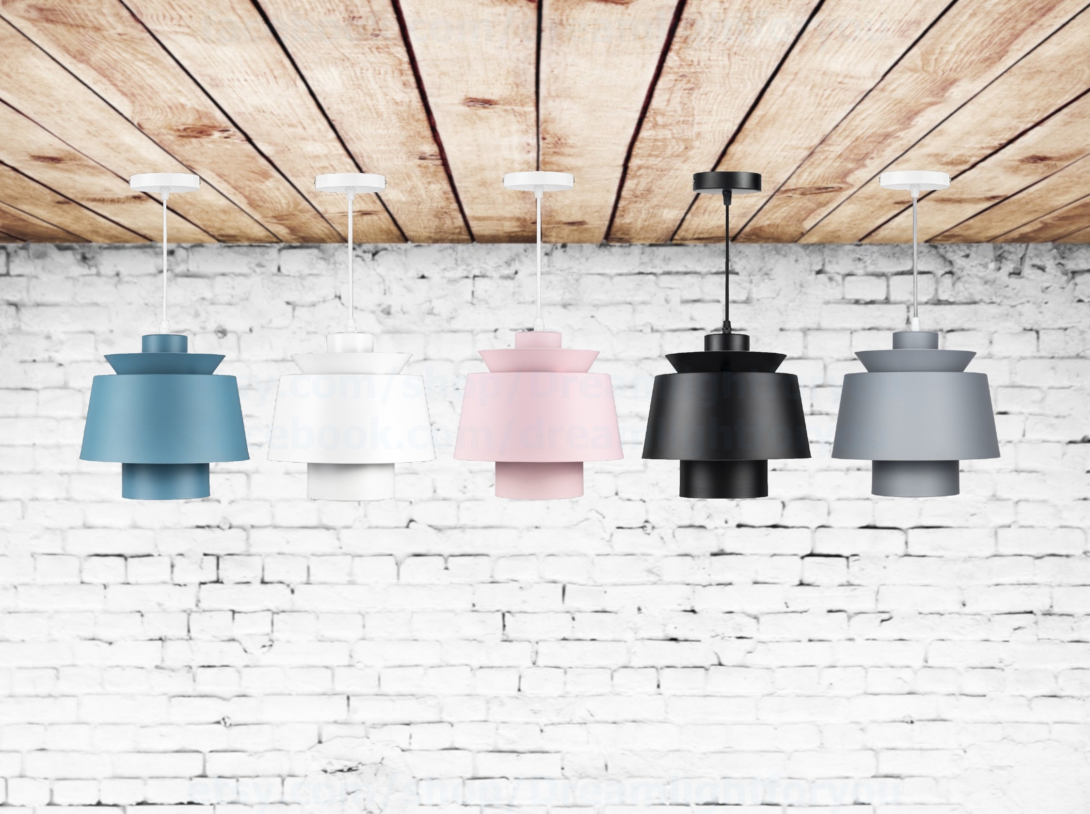 Blue pendant lighting for kitchen island Pendant light for | Etsy