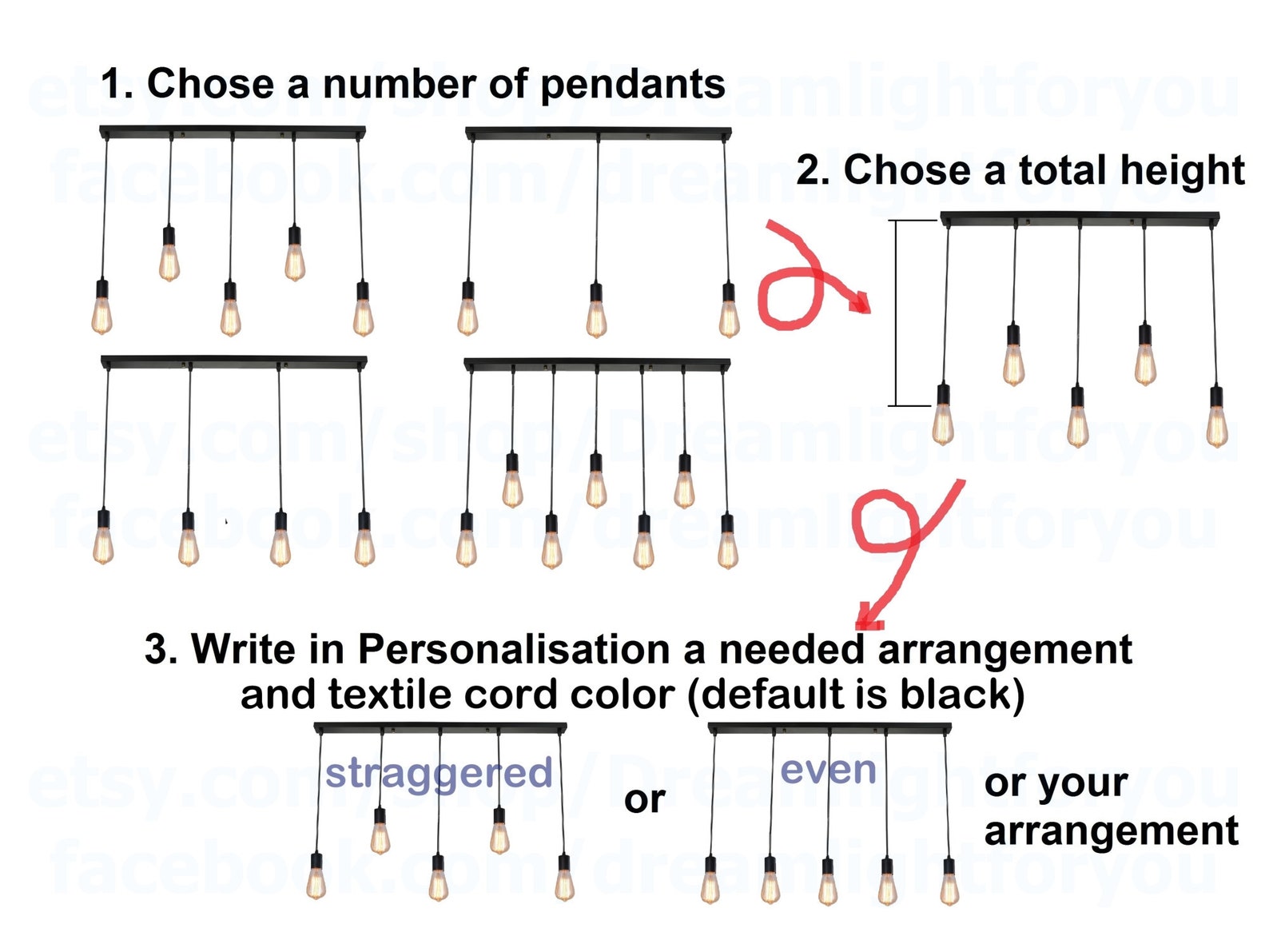 Multi Light Linear Ceiling Pendant Light 3 5 7 Light Ceiling Bar Light ...