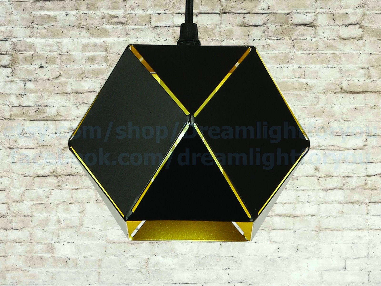 Modern Tiny Pendant Light Polygon Pendant Lighting Kitchen - Etsy