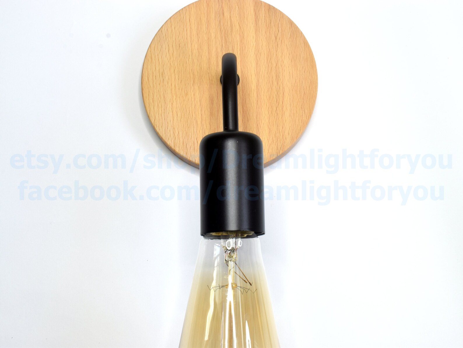 Wooden Wall Sconce Simple minimalist bend sconce Wall mount | Etsy