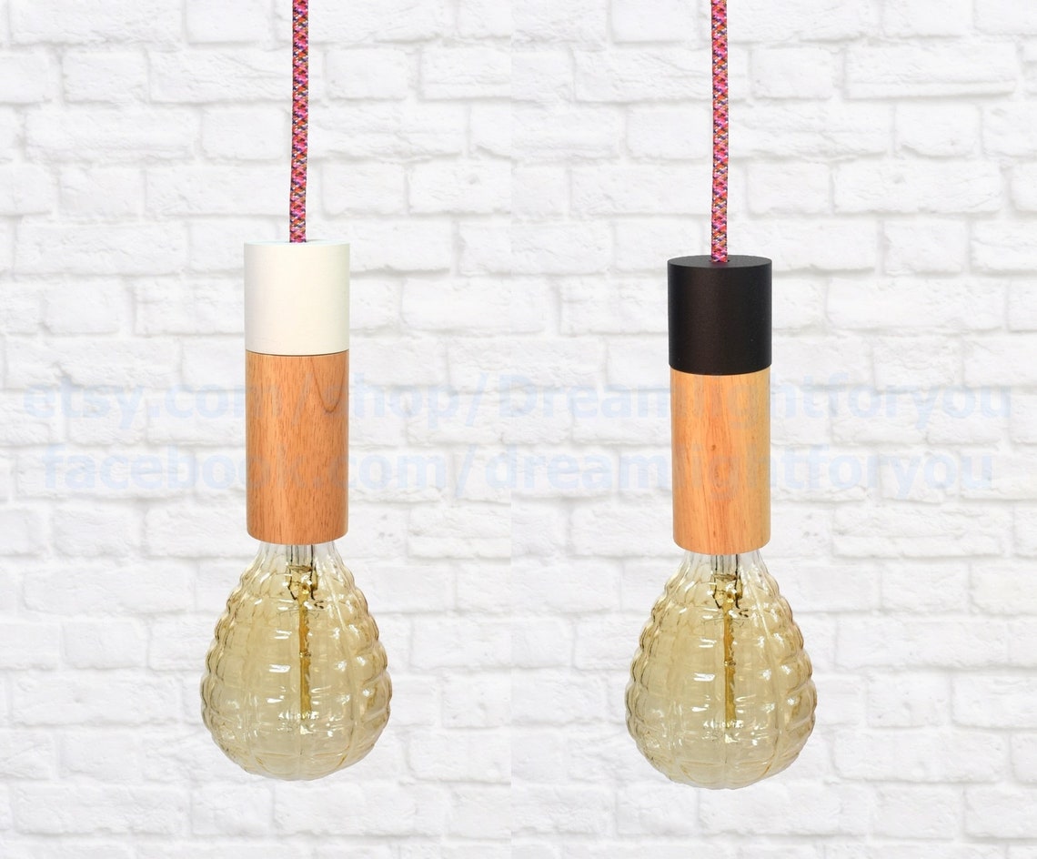Timber Light Socket Pendant Light Wood Pendant Lamp Socket - Etsy