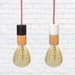 Wooden Light Socket Pendant Light Minimalist Wooden White - Etsy