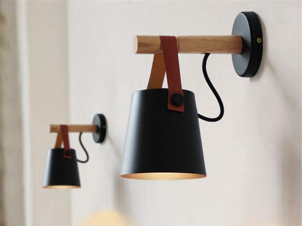 Wooden Wall Lamp Black Minimalist Wall Sconce Light Wall Light - Etsy