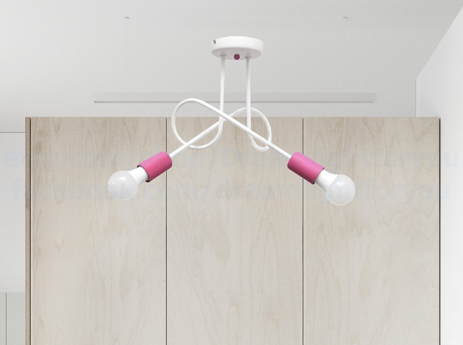 Double Flush Mount Ceiling Light Fixture Graphite Art Deco - Etsy