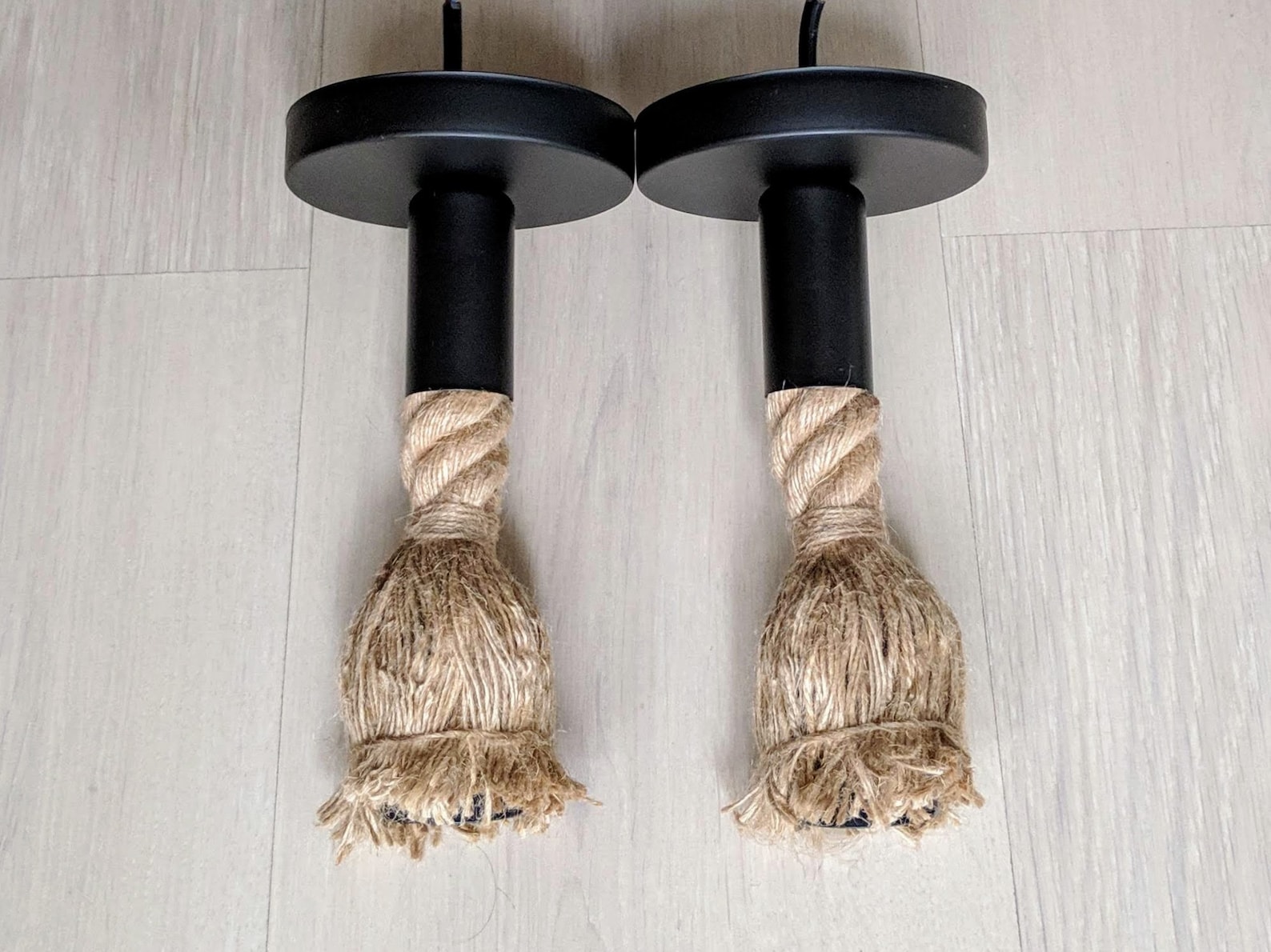 Jute Rope Pendant Light Manila Rope Lamp Hemp Rope Light - Etsy