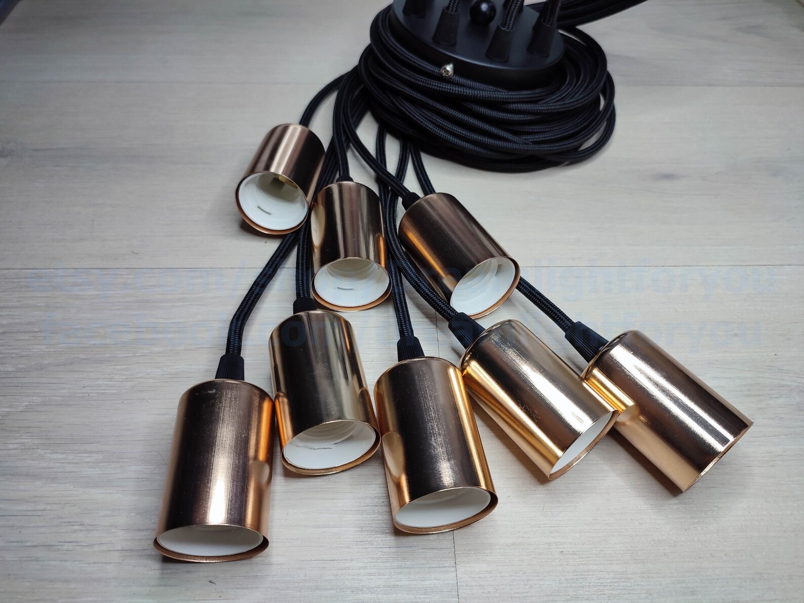 Gold Spider Chandelier Dining Room Spider Light Fixture 3-15 | Etsy