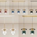 Dome Linear 3 Way Emerald Pendant Lamp for Kitchen Island 3 Light ...