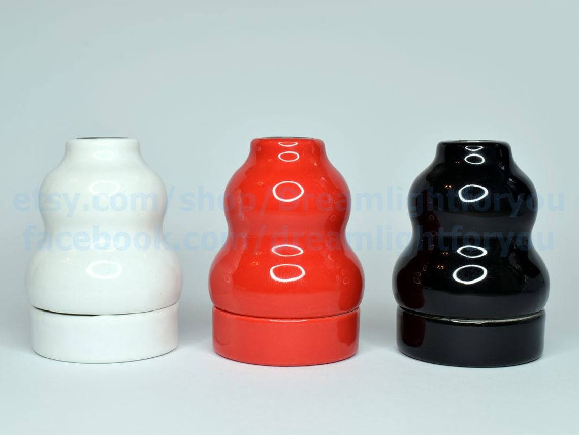 Porcelain Light Socket Ceramic Socket Pendant Lamp Parts - Etsy