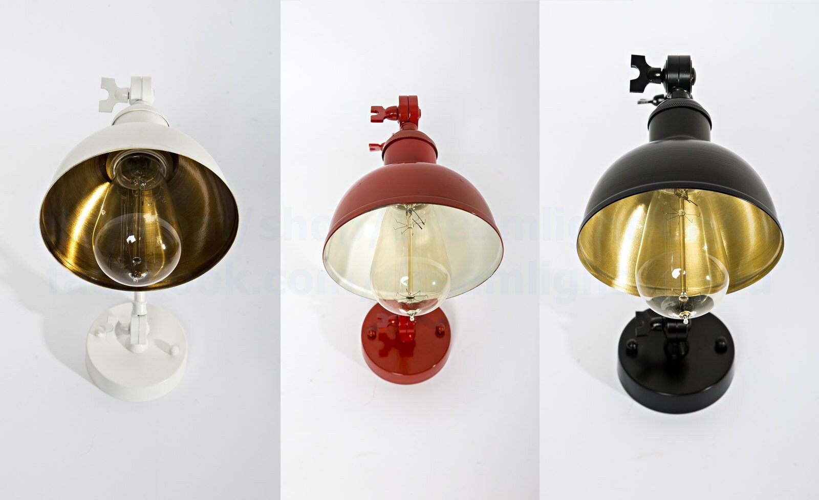 Red Copper Swing Arm Light Adjustable Arm Sconce Wall Lights - Etsy