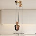 Counterweight Pendant Light Pulley Pendant Light Copper Pendant ...