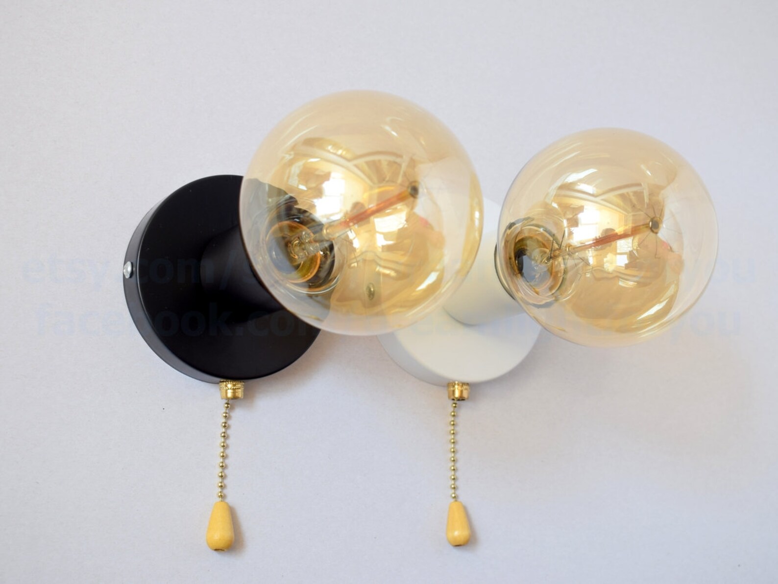 Minimalist Sconce / Ceiling Light Fixture Wall Plug in Light Sconce ...