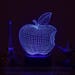 Apple 3D Night Lamp Illusion Light LED Night Light Mac Desk Lamp ...