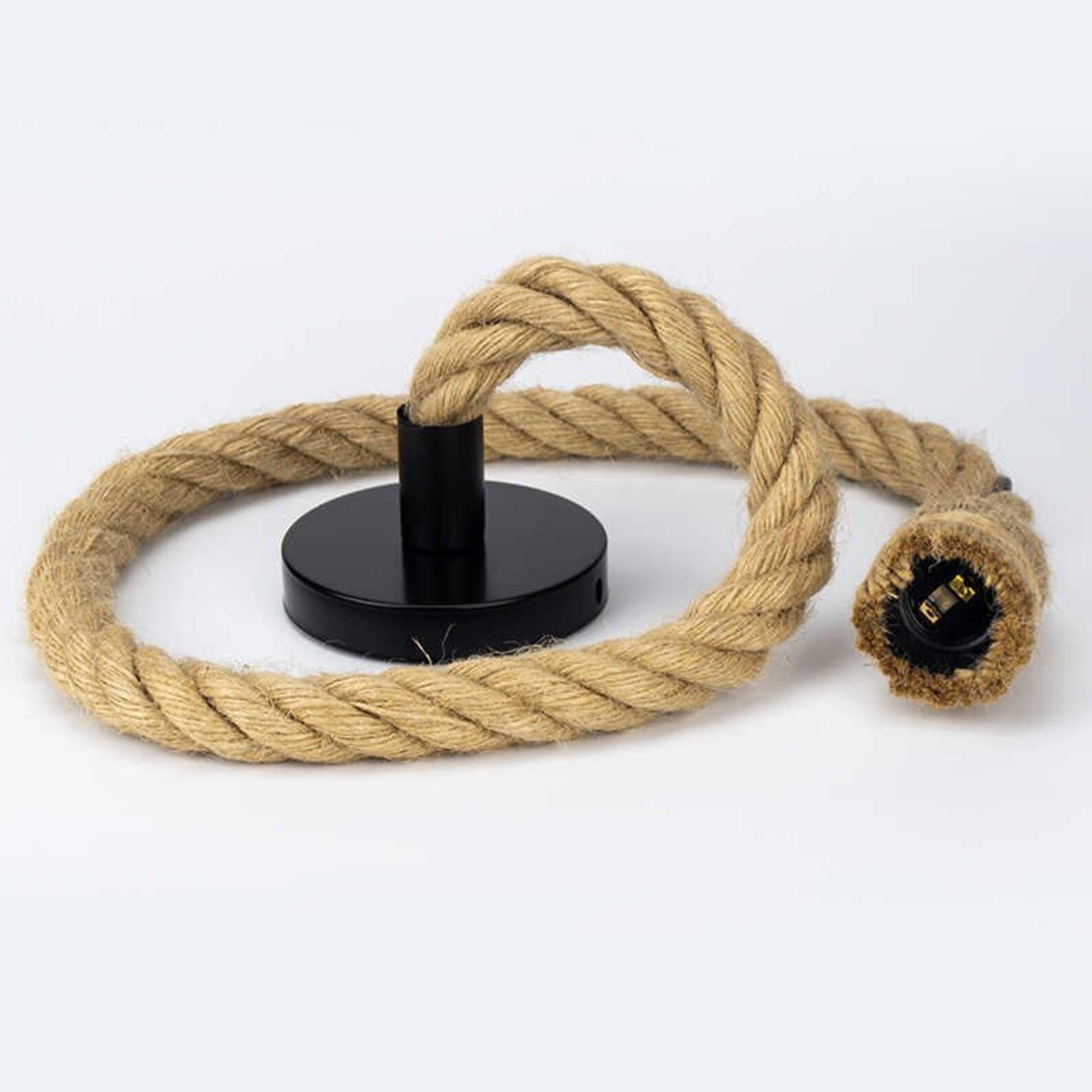 Hemp Rope Pendant Light Manila Rope Lamp Cord Jute Rope Light - Etsy