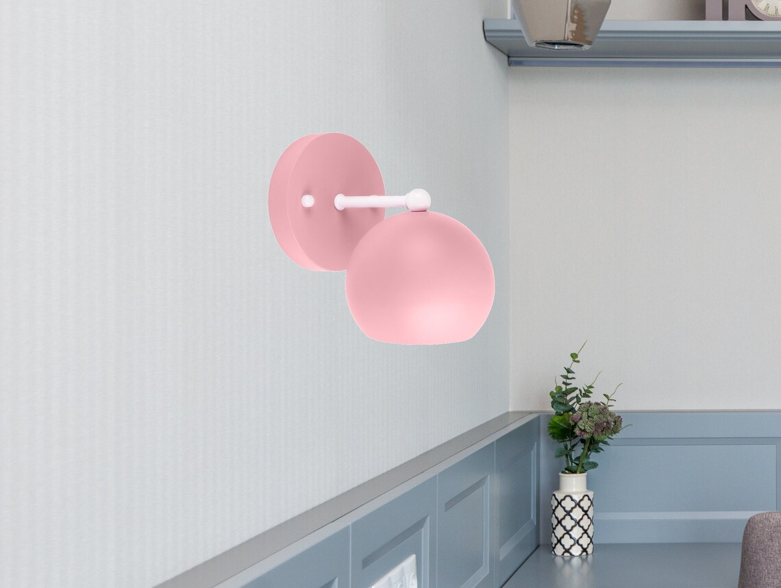 Blue Wall Sconce Bathroom Kids Room Sconce Light Wall Lamp Wall Sconce ...