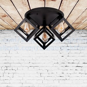 3-ceiling Light Fixture Multi-light Flush Fixture Ceiling Pendant Light ...