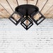 3-ceiling Light Fixture Multi-light Flush Fixture Ceiling Pendant Light ...