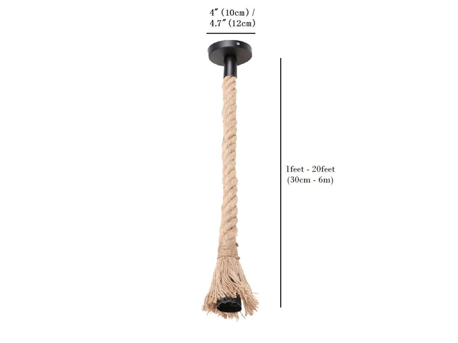 Jute Rope Pendant Light Manila Rope Lamp Hemp Rope Light - Etsy