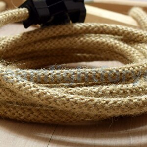 From 3ft Jute Textile Cable Cloth Cord Fabric Covered Wire 2x0.5 20/2 ...