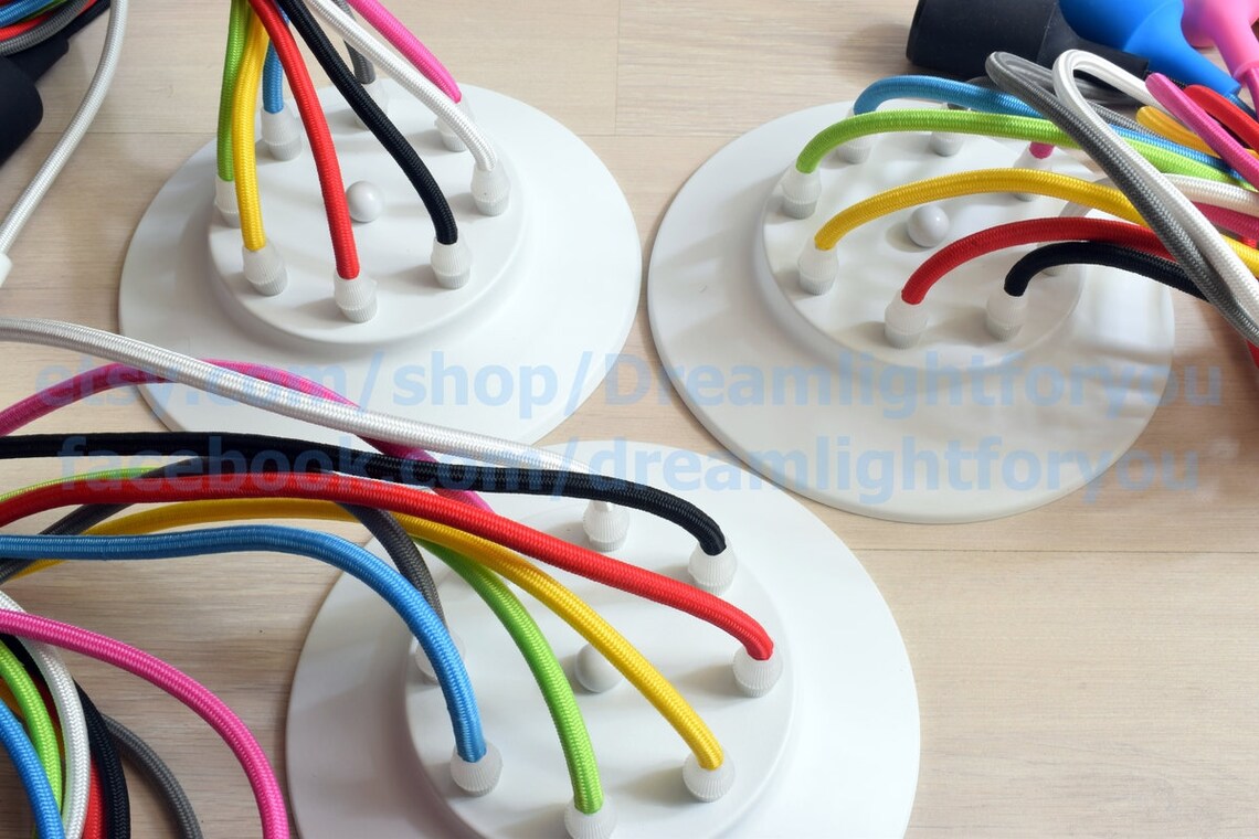 8 Pendant light RGB light Spider chandelier Kids room light | Etsy