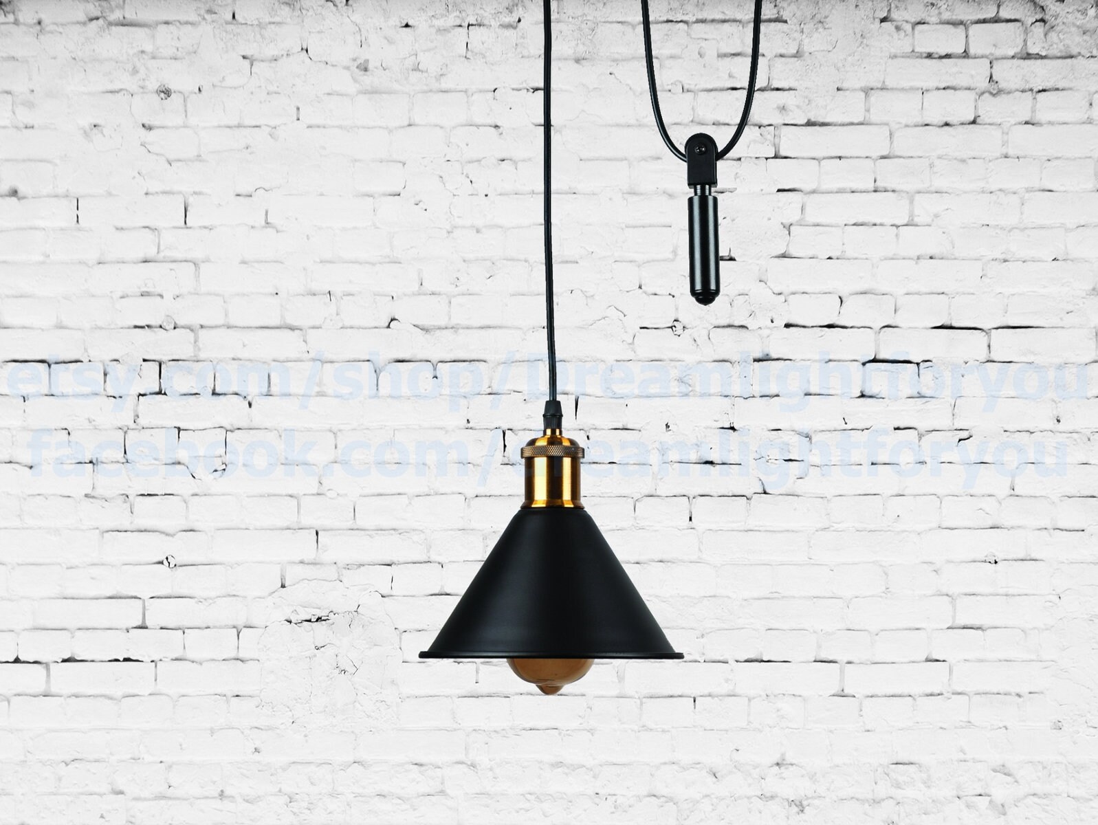 Counterweight Light Pulley Pendant Light Block Pendant - Etsy